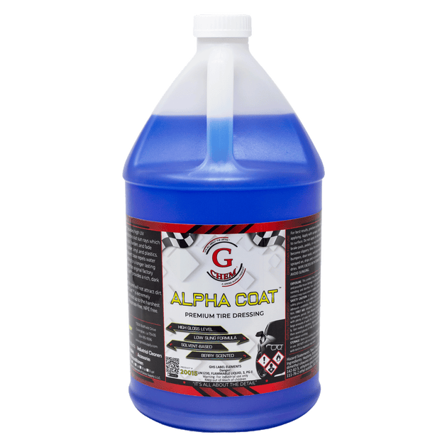 G-Chem® ALPHA COAT™ Solvent-Based Tire Dressing | Gross Supply L.L.C.
